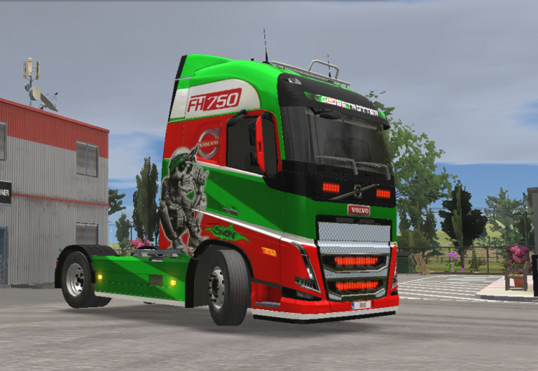 Truck Simulator ultimate Skin VOLVO FH 2021 SMOKER v2 | Apendi Skins