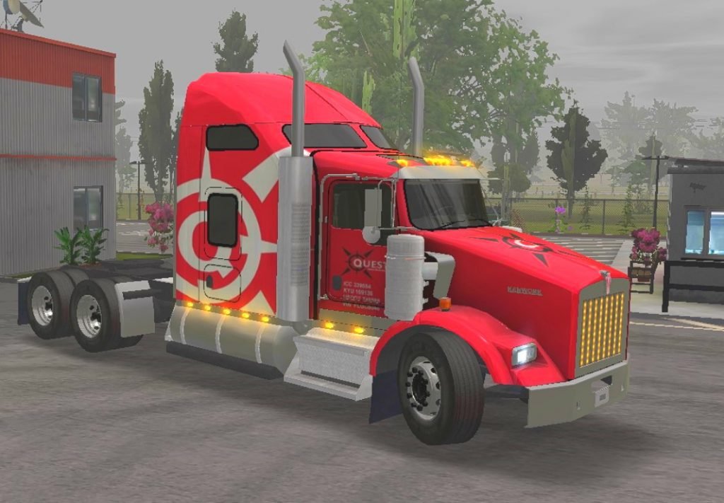 Kenworth T 800 Skin QUEST TRANSPORT | Apendi Skins