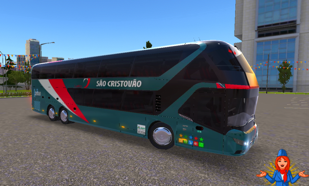 Neoplan Skyliner 2020 Skin SÃO CRISTÓVÃO – Bus simulator ultimate Skin ...
