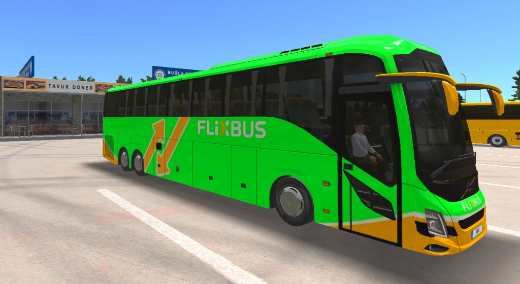Volvo 9800 skin FLIXBUS, Bus simulator ultimate Skin | Apendi Skins